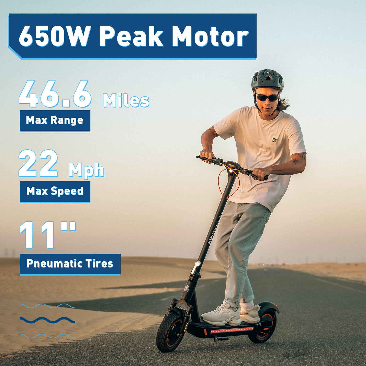 Hiboy MAX Pro Electric Scooter | Long-Range Up to 46.6 Miles